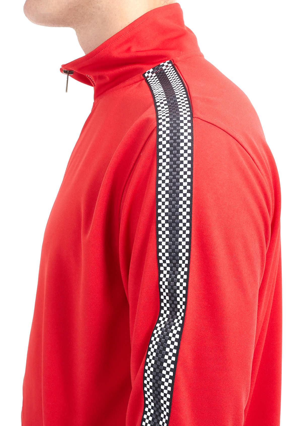 Brave Soul Square Red Striped Tracksuit Top – The Wholesale Clothing ...